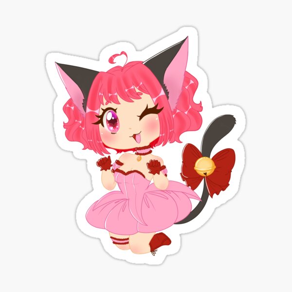 "Mew Ichigo Tokyo Mew Mew" Sticker for Sale by Azucarine | Redbubble