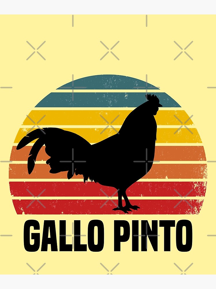 "Kids Gallo Pinto Baby Announcement Bilingual Nicaragua Toddler" Poster ...