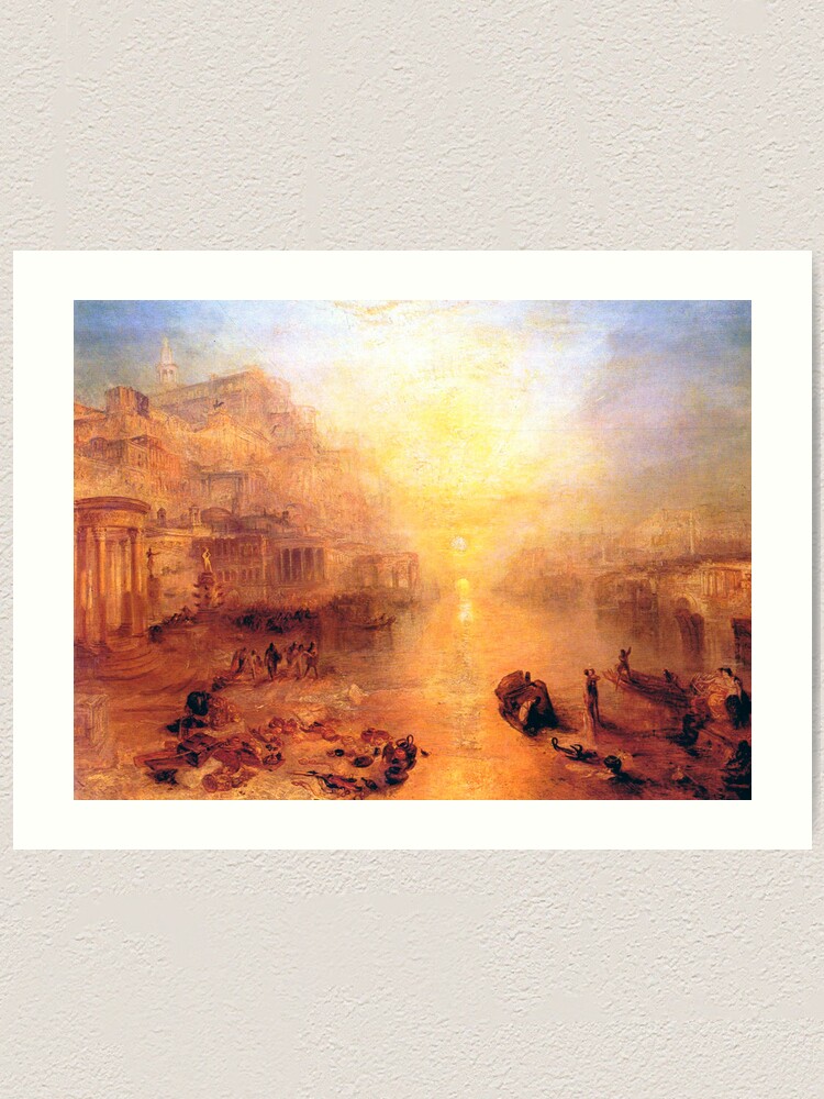 "Ovid Banished from Rome (Turner)" Art Print for Sale by ArtHistorical ...