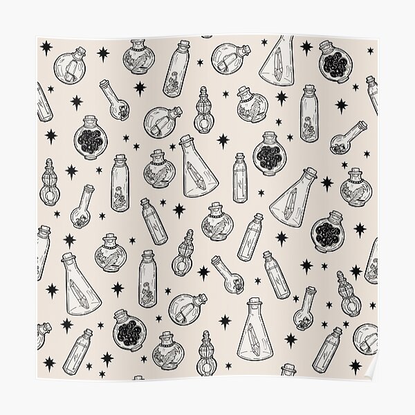 "Vials (white background)" Poster for Sale by jordynstjohn | Redbubble
