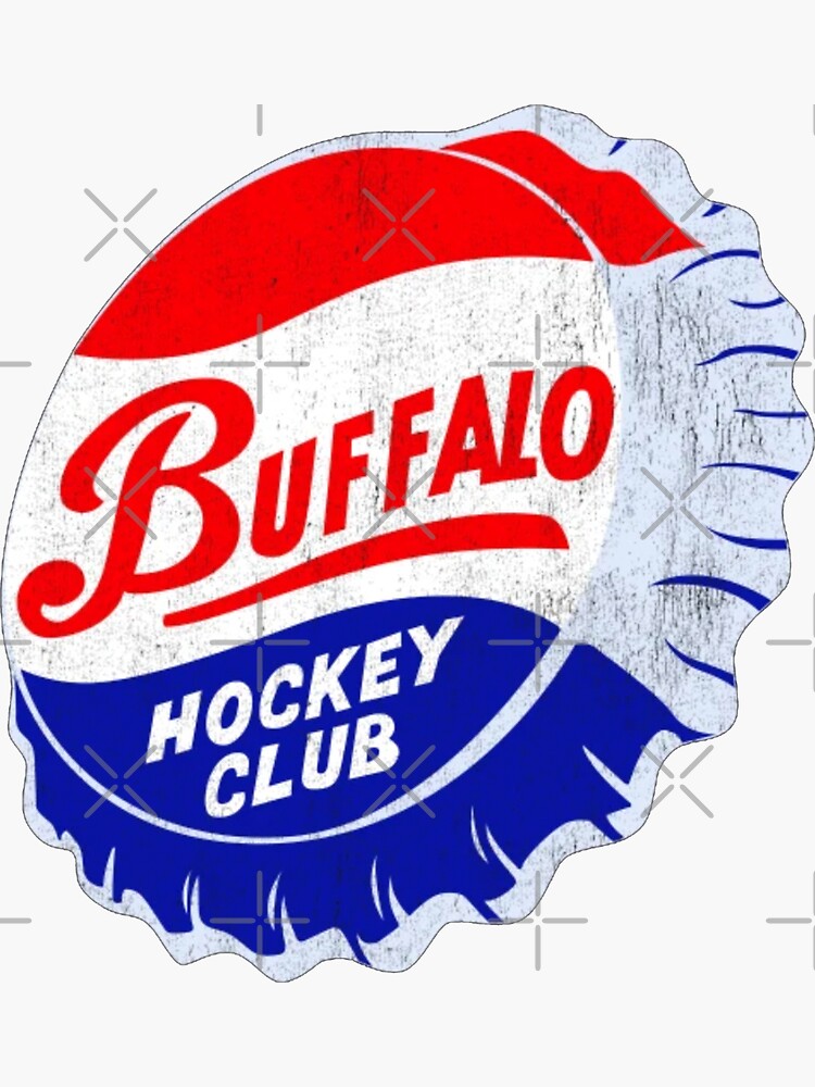 "Buffalo Hockey Club Vintage Logo" Sticker for Sale by kdpearce1 ...