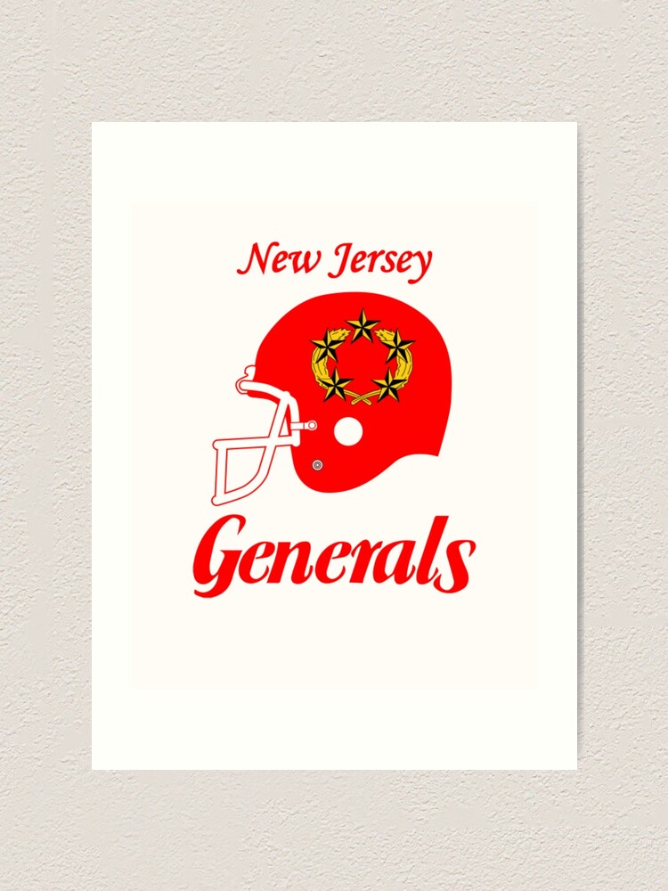 "New Jersey Generals Vintage Logo" Art Print for Sale by kdpearce1 ...