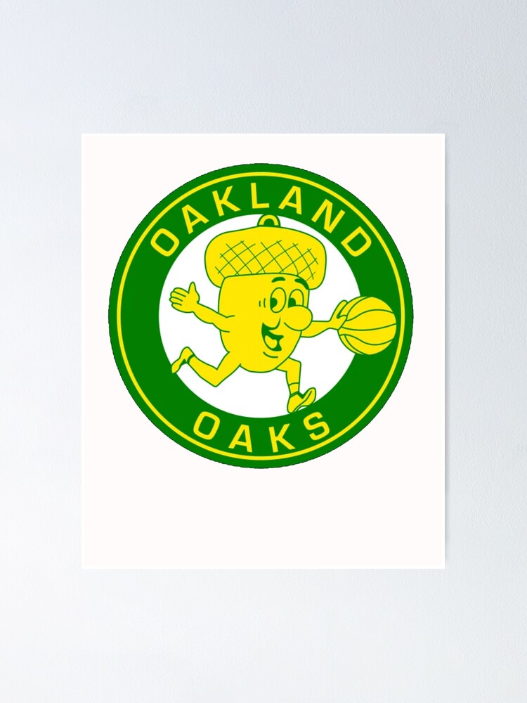 "Oakland Oaks ABA Vintage Logo" Poster for Sale by kdpearce1 | Redbubble
