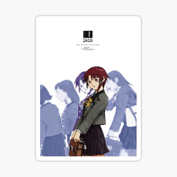 "Serial Experiments Lain PS1 Promo" Sticker for Sale by daledowney ...