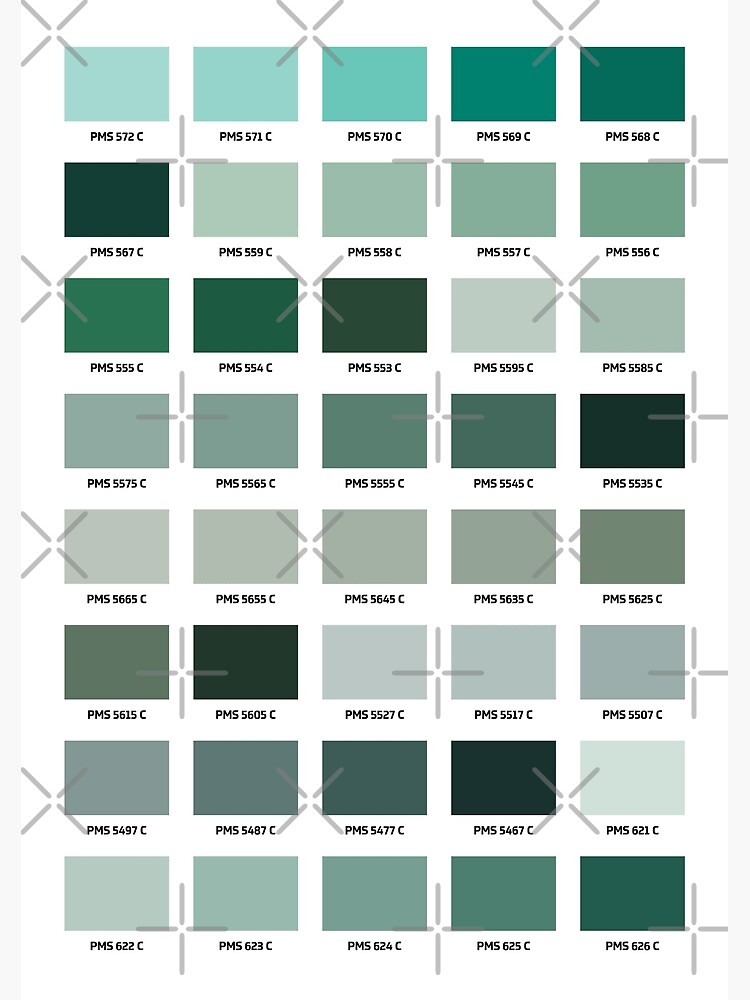 Póster «Recopilación de la lista de pistas de la muestra de color verde ...