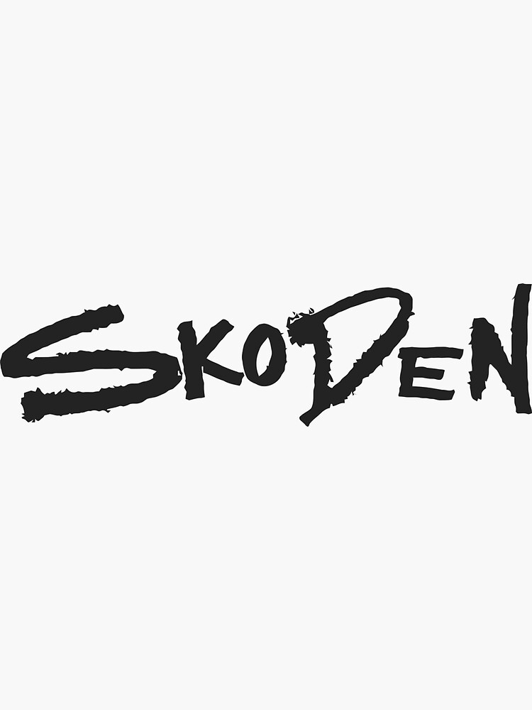"Skoden Merch" Sticker for Sale by gunarteknosw | Redbubble