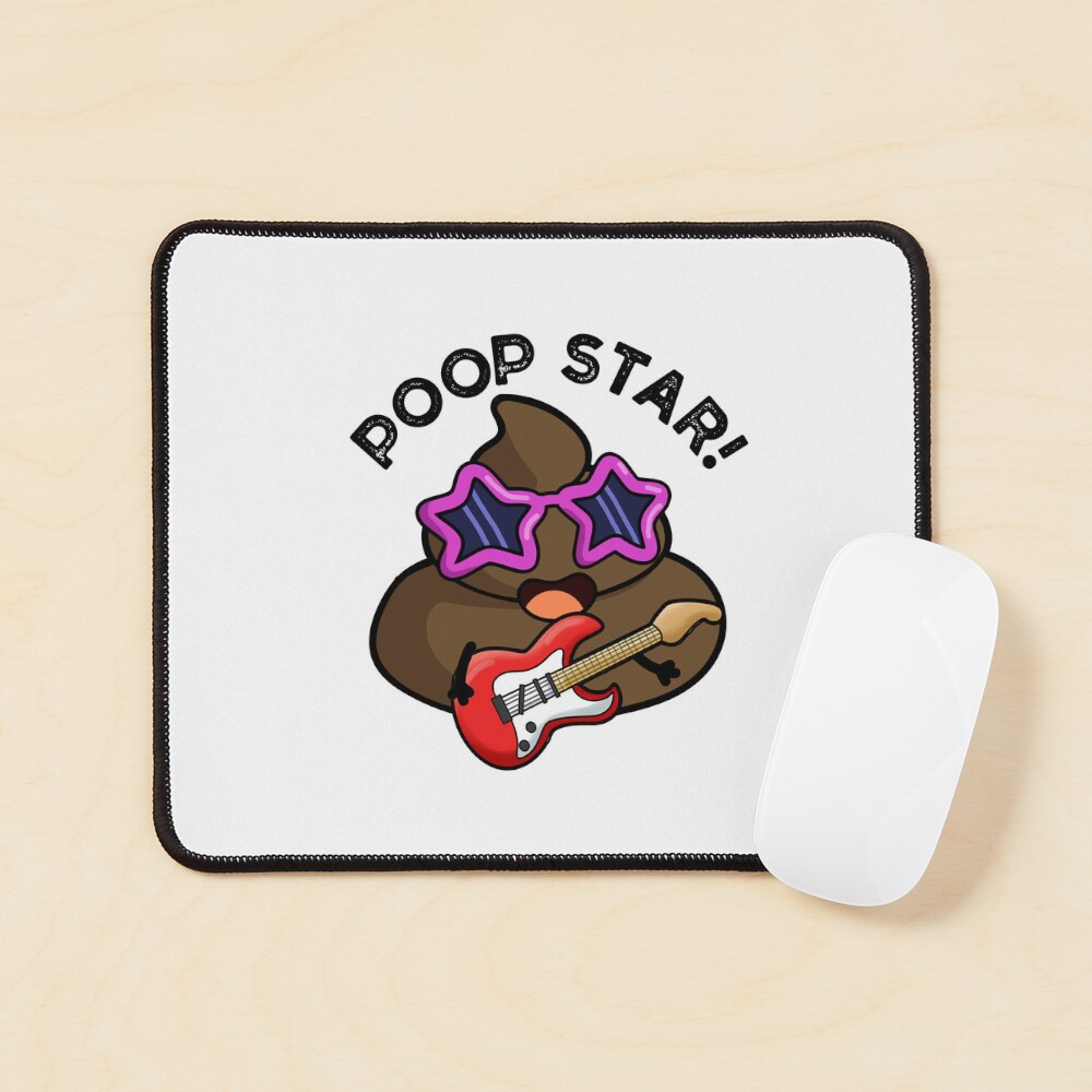 "Poop Star Funny Pop Star Puns " Sticker for Sale by punnybone | Redbubble