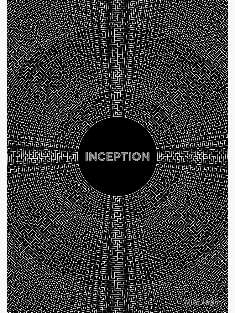 "Inception Movie Poster" Sticker by miketea | Redbubble