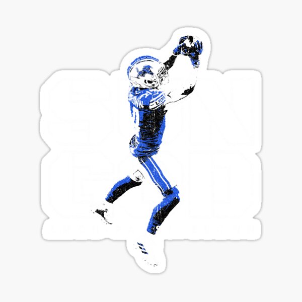 "Amon-Ra St. Brown" Sticker for Sale by RickMoss | Redbubble