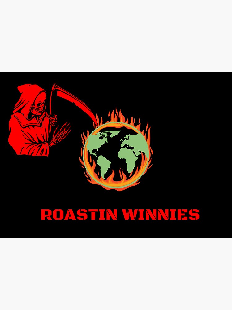 "WINNIE ROAST" Sticker for Sale by WillettsDesignz | Redbubble