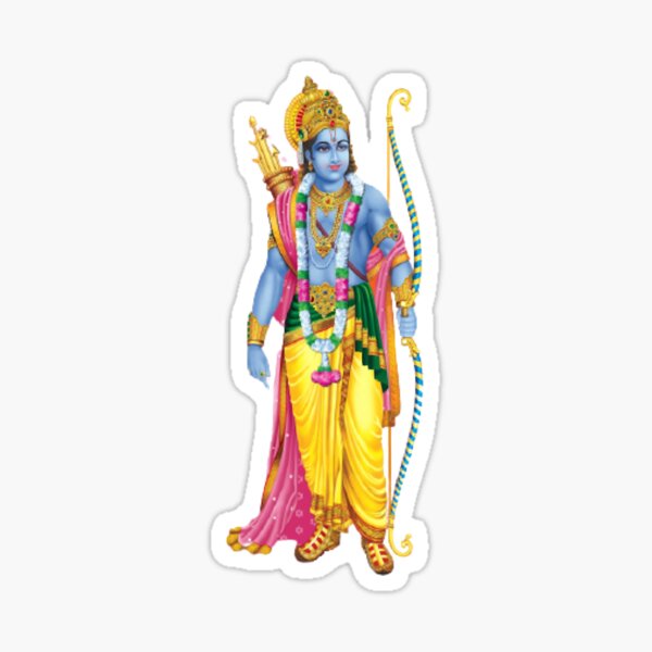 "Jai Shri Ram " Sticker for Sale by EkaaHandicraft | Redbubble