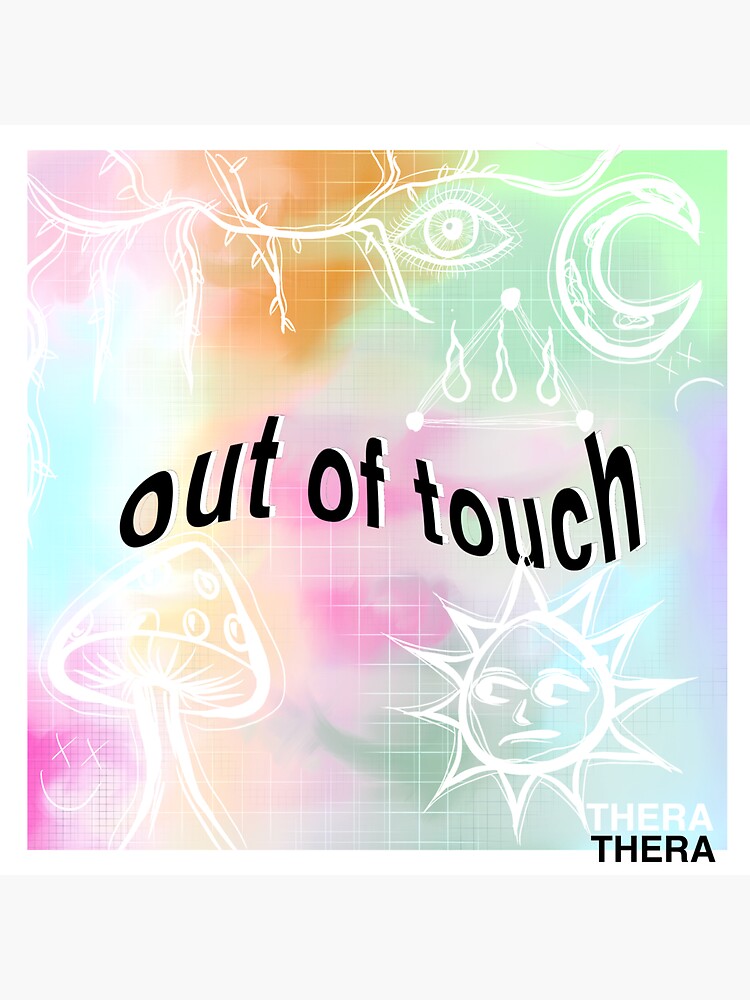 "Out of Touch album art" Sticker for Sale by THE-MELLOW | Redbubble