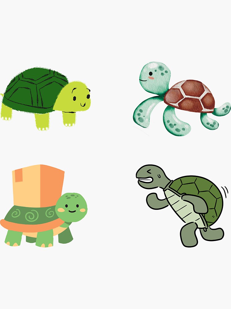 "Little Turtles Stickers" Sticker for Sale by FL-Shop19 | Redbubble