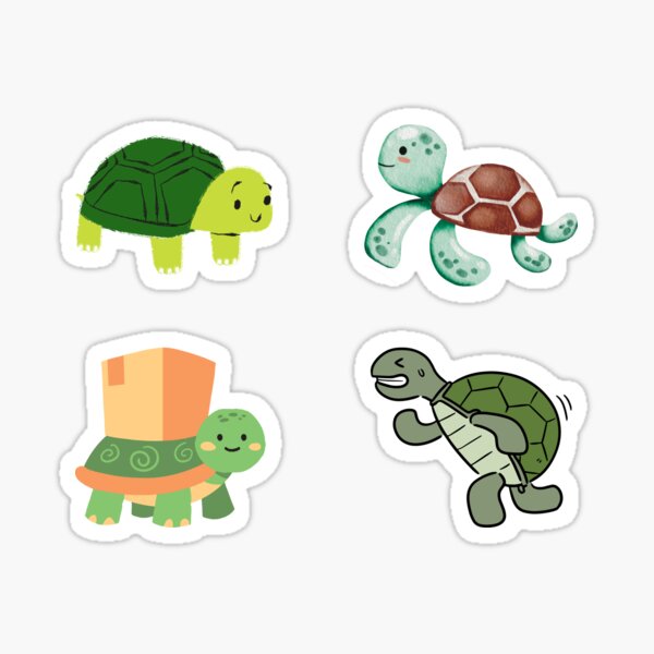 "Little Turtles Stickers" Sticker for Sale by FL-Shop19 | Redbubble
