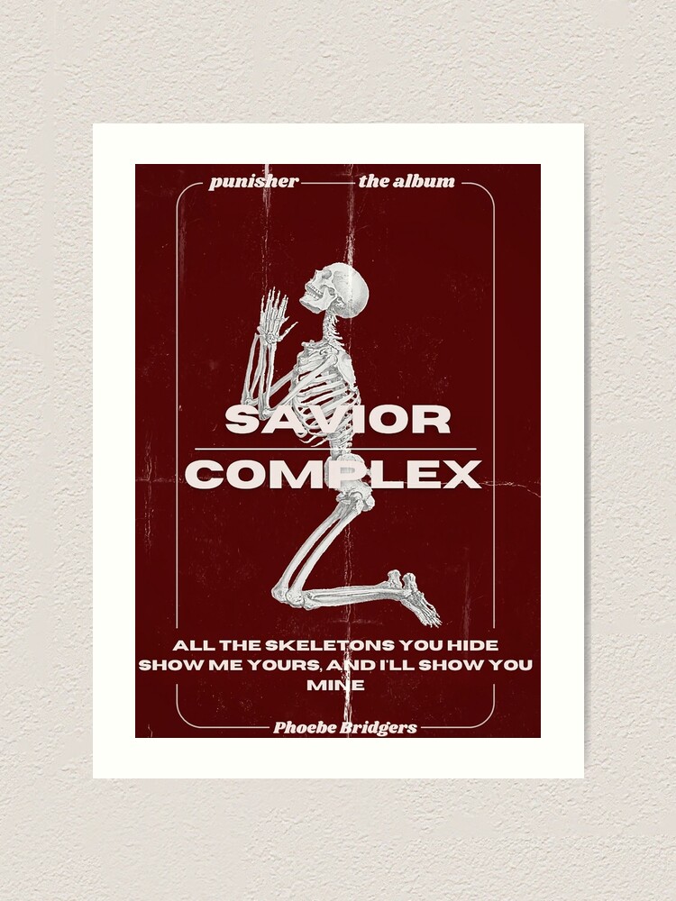 "Punisher the album Phobe savior complex" Art Print for Sale by ...