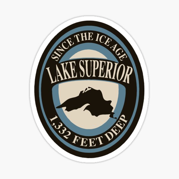 "Lake Superior" Sticker for Sale by FaithC340 | Redbubble