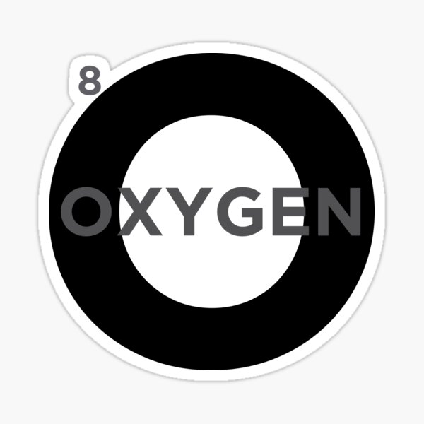 "oxygen o 8" Sticker for Sale by BigRedDot | Redbubble