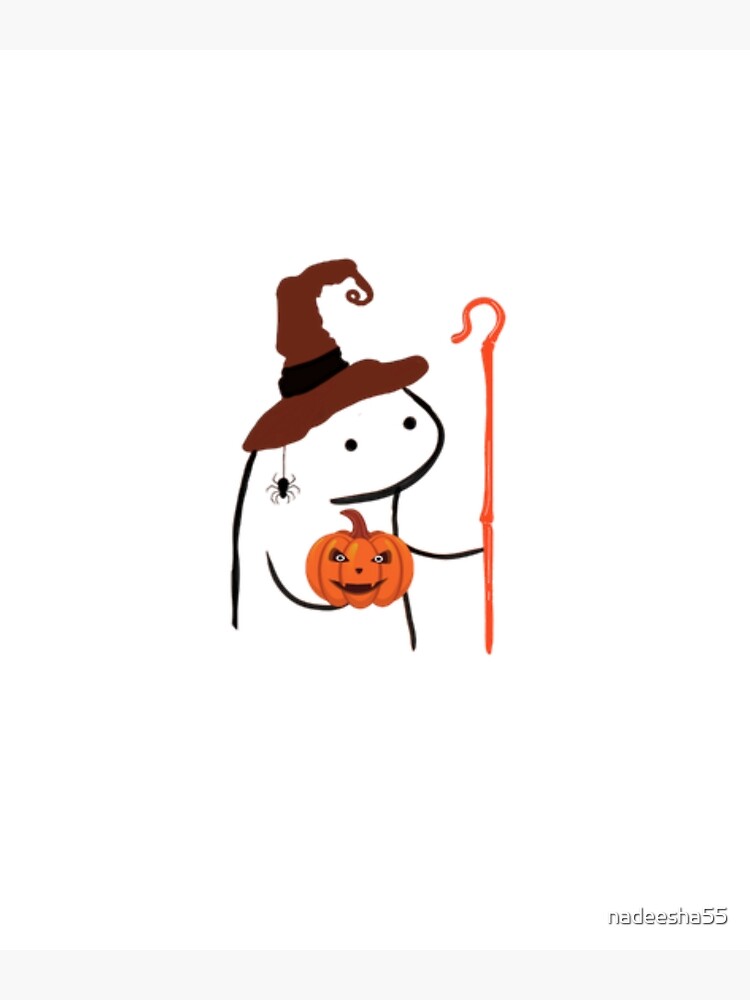 "The halloween flork " Poster for Sale by nadeesha55 | Redbubble