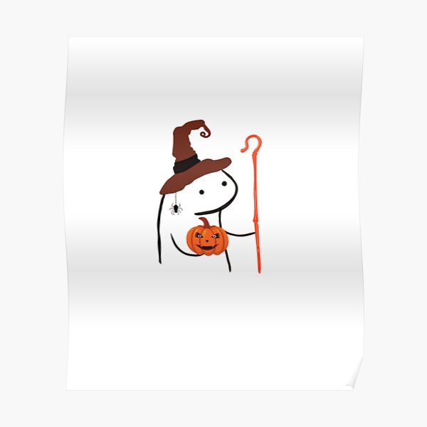 "The halloween flork " Poster for Sale by nadeesha55 | Redbubble