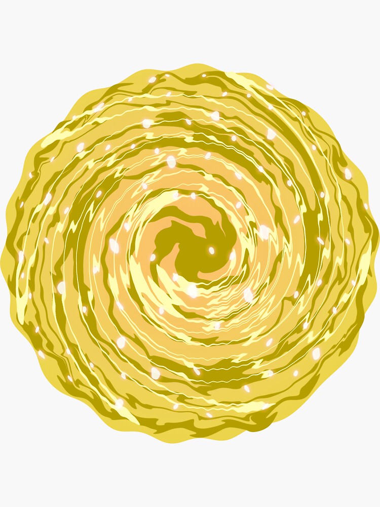 "Gold Portal" Sticker for Sale by WaywardThunder | Redbubble