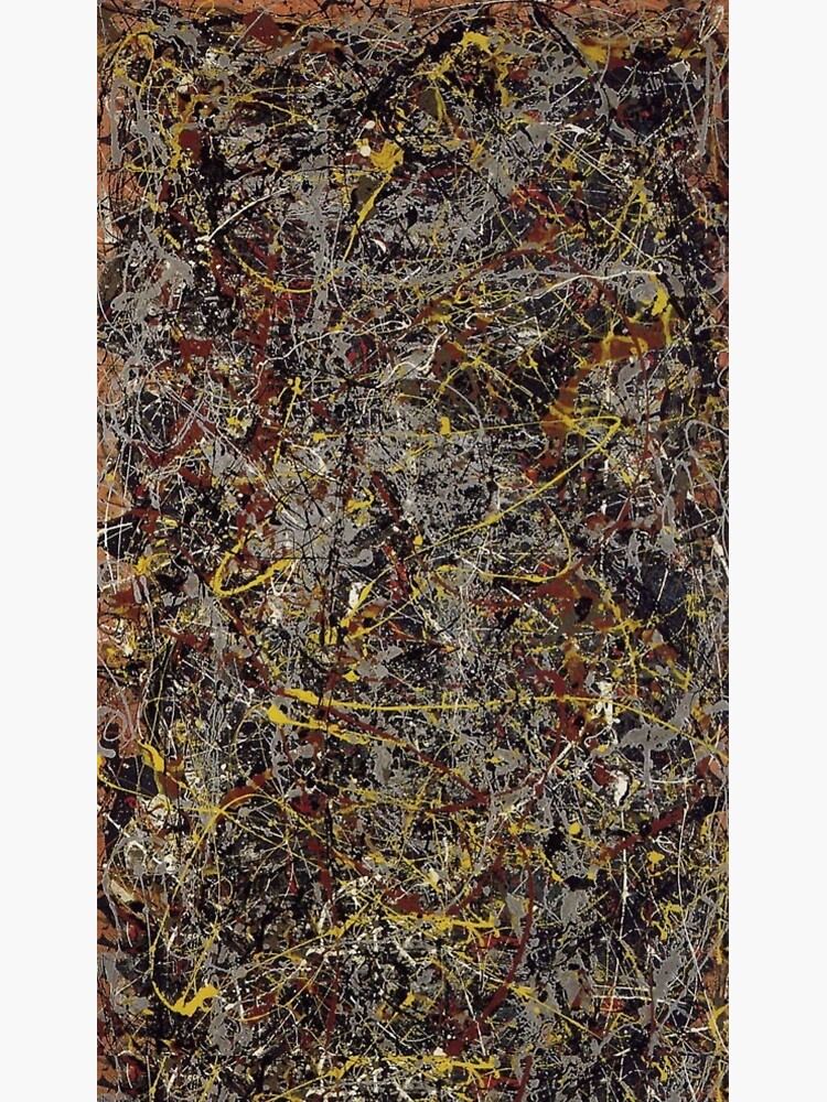 "Number 5 Jackson Pollock painting" Sticker for Sale by iuniverseshop ...