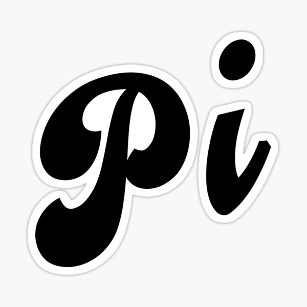 "Pi" Sticker for Sale by maddypease | Redbubble