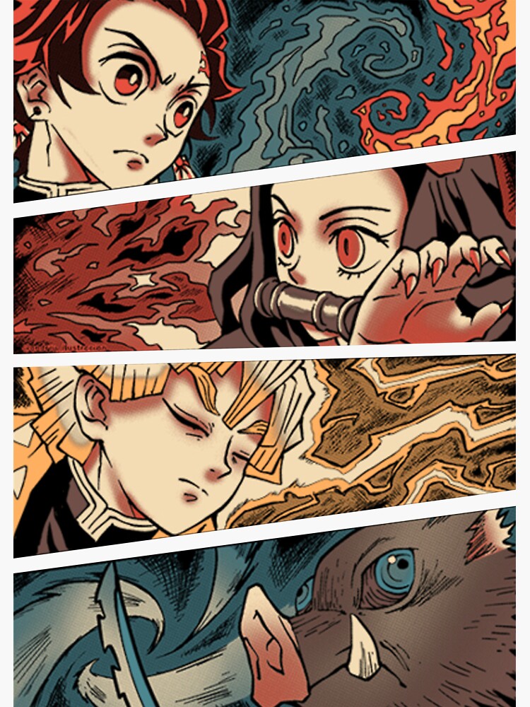 "Team Demon Heroes" Sticker for Sale by davidbiasabro | Redbubble