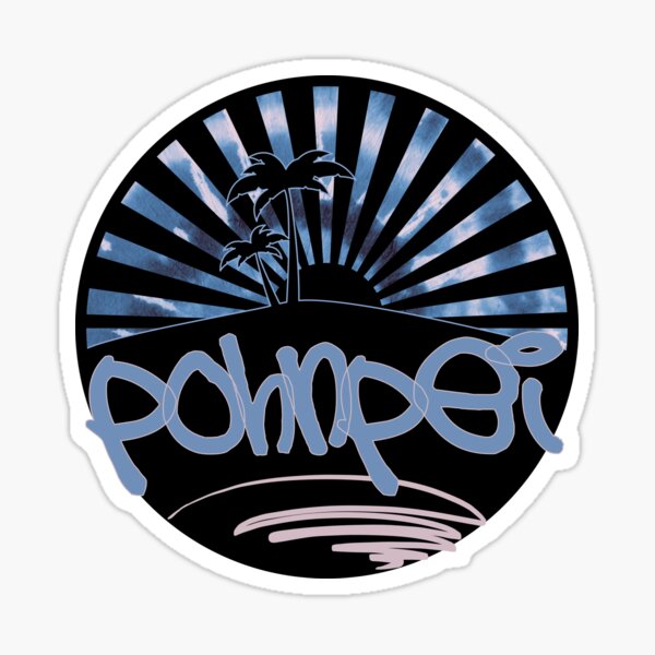 "Tie-dye Pohnpei" Sticker for Sale by PolyMicroMela | Redbubble