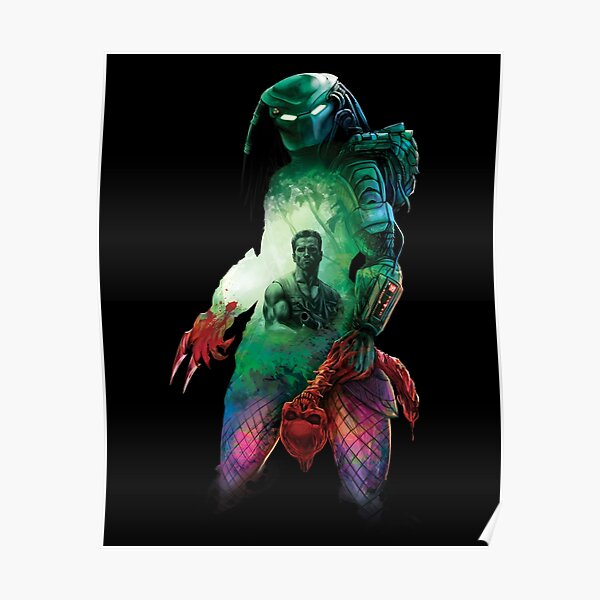 Hunters Game Predator Poster For Sale By Cyanideart Redbubble