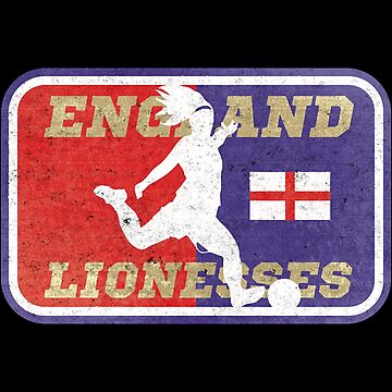 "England Lionesses Football Logo" Sticker for Sale by GunnerBallZS ...