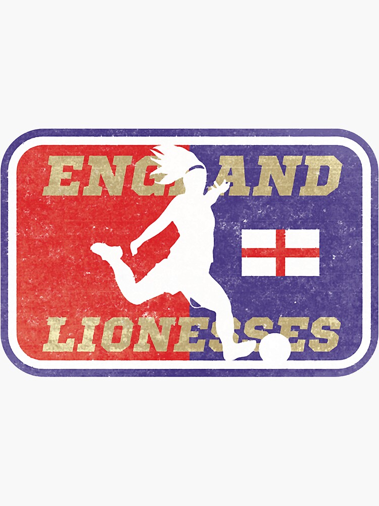 "England Lionesses Football Logo" Sticker for Sale by GunnerBallZS ...