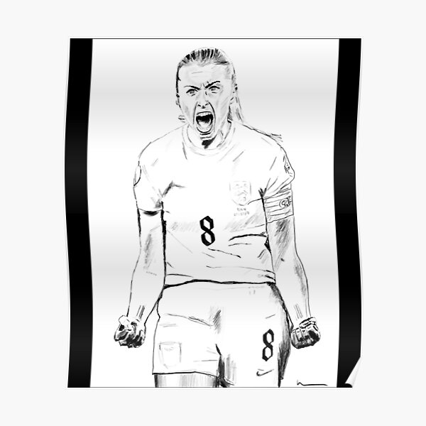 "Portrait of Leah Williamson" Poster for Sale by GunnerBallZS | Redbubble