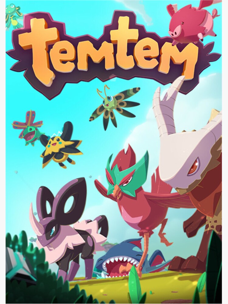 "TemTem " Sticker for Sale by ArkatzStore | Redbubble