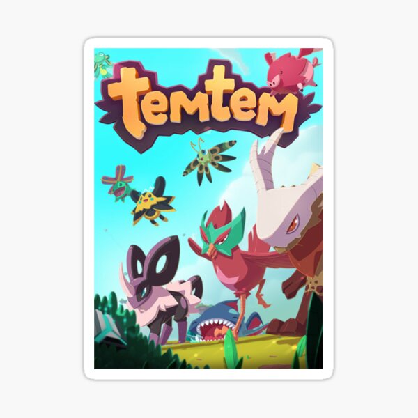 "TemTem " Sticker for Sale by ArkatzStore | Redbubble