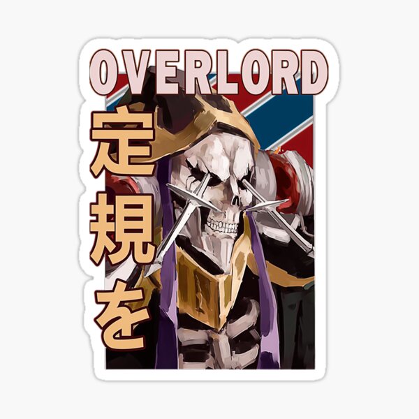 "Overlord " Sticker for Sale by JapanAnimeSH1 | Redbubble