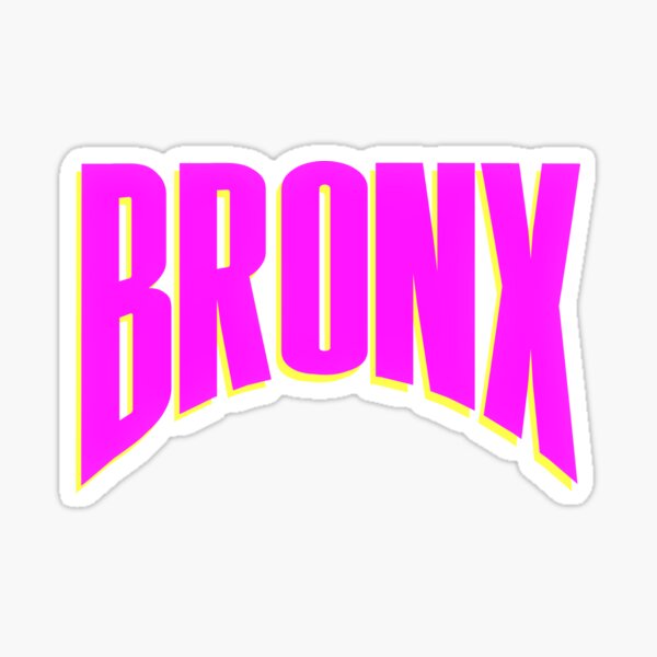 "Bronx New York Purple Arc" Sticker for Sale by Rorulent | Redbubble