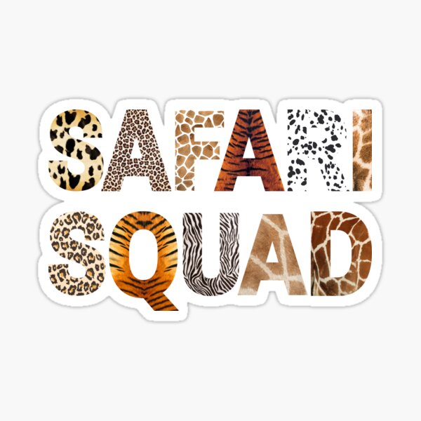 "Safari Squad African Animal Zoo Family Vacation Trip Africa Sawanna ...