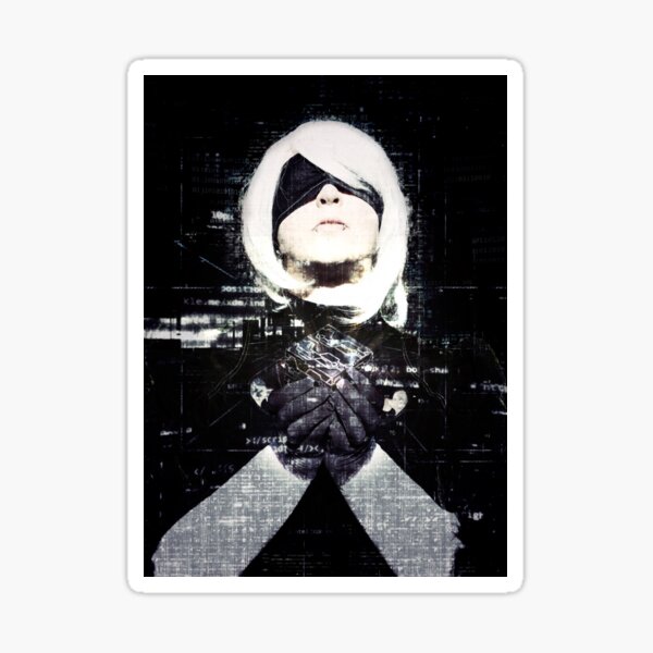 "YoRHa Type B No.2 Black Box" Sticker for Sale by NiDe | Redbubble