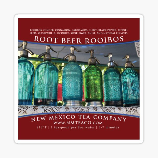 "Root Beer Rooibos" Sticker for Sale by NMTeaCo | Redbubble