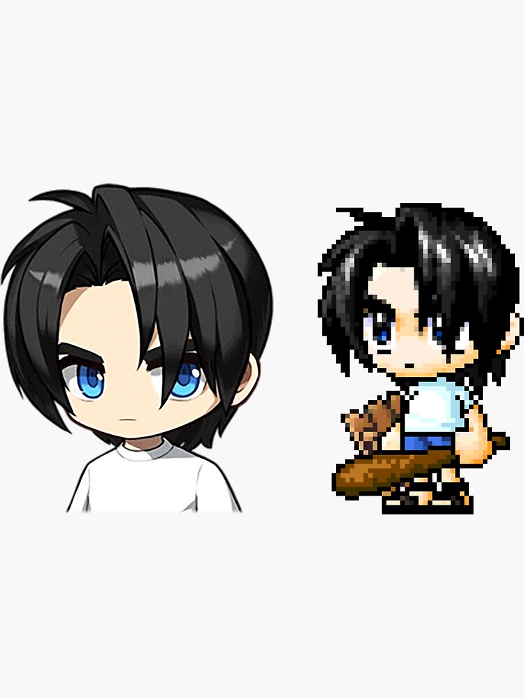 "MapleStory Noob Pack" Sticker for Sale by kawaiicrossing | Redbubble