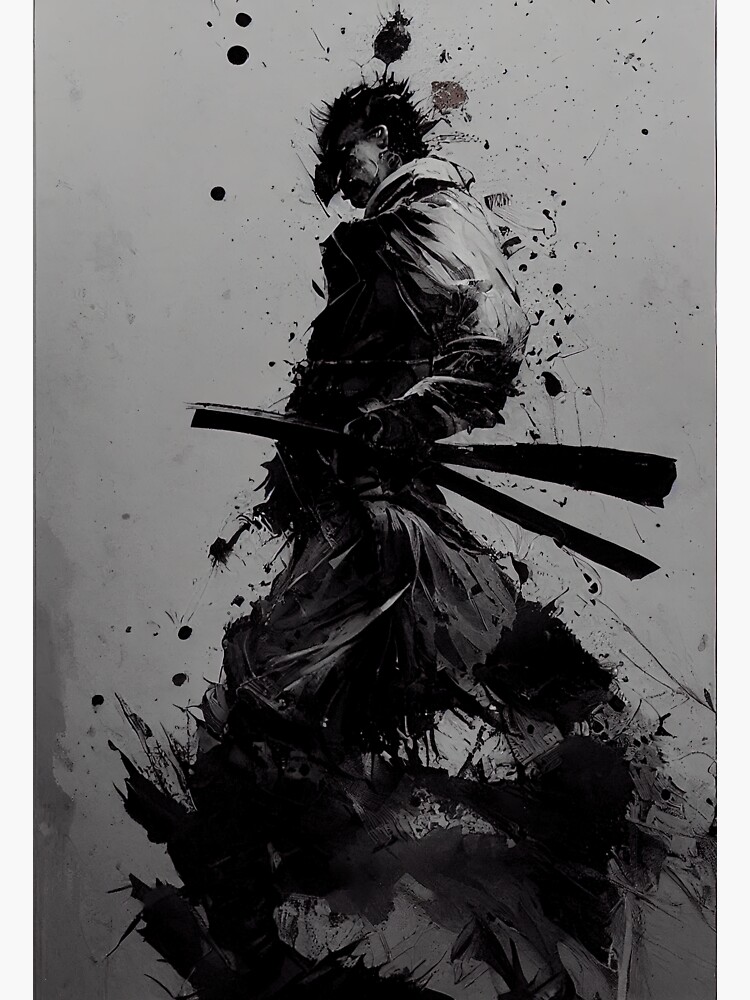 "Shadow Samurai" Sticker for Sale by Oblitz | Redbubble
