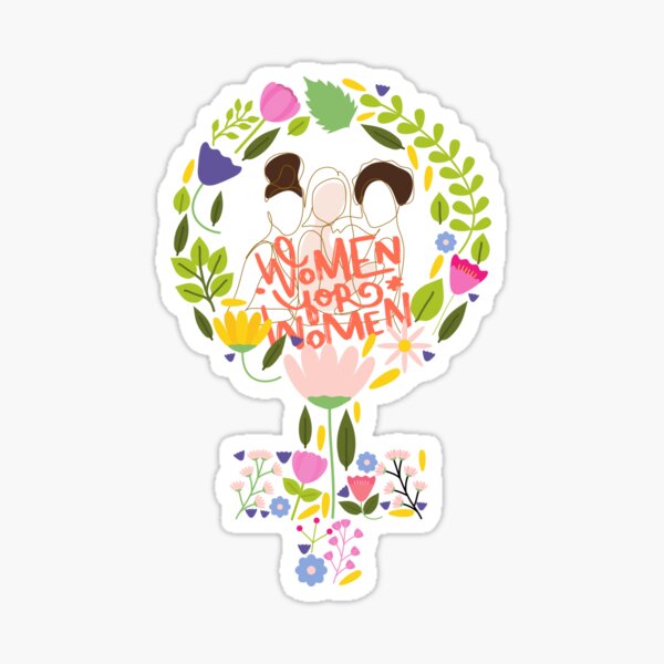 "woman power" Sticker for Sale by dahayeniyim | Redbubble