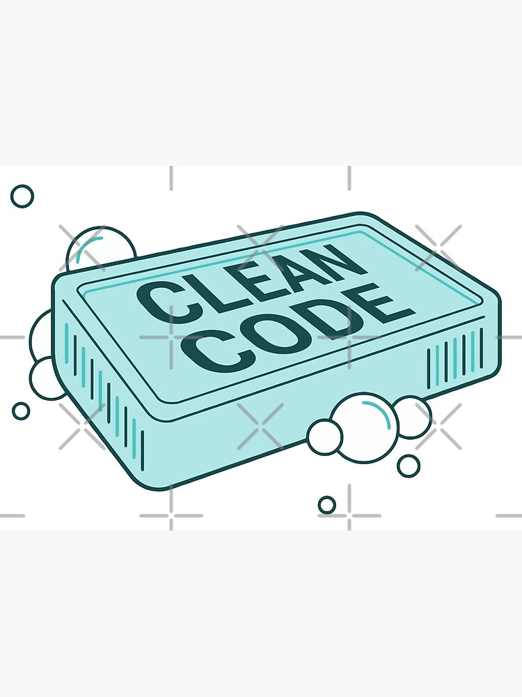 "clean code blue edition" Poster for Sale by yourgeekside | Redbubble