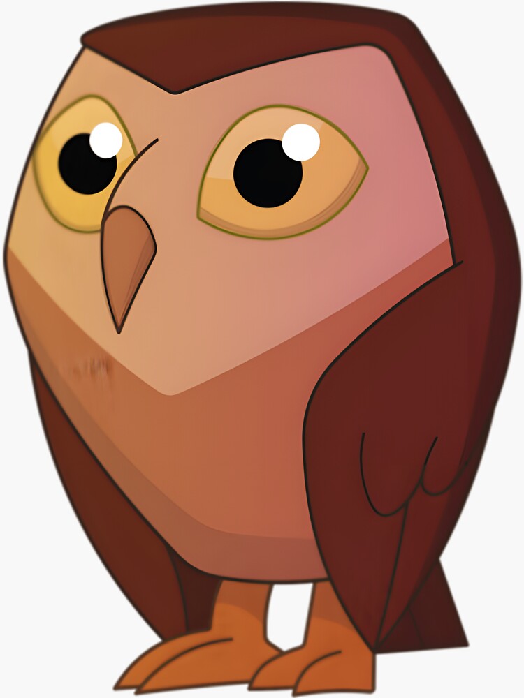"Owlbert The Owl House Active " Sticker for Sale by dadukkameuk | Redbubble
