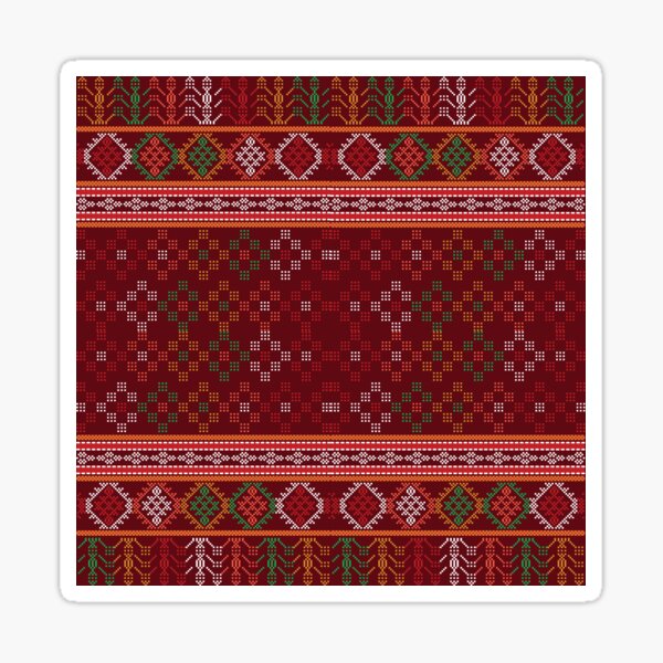 "traditional weaving" Sticker for Sale by PratamaWN9 | Redbubble