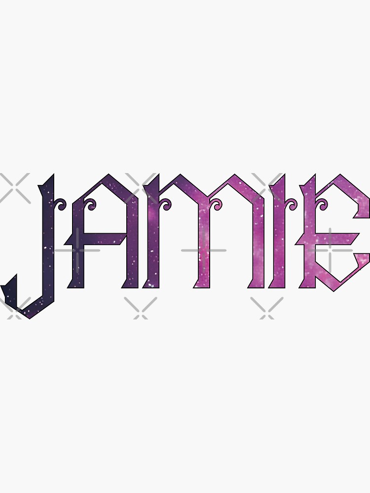 "JAMIE Name I - My name is JAMIE - typography name - Galaxy Vibe ...