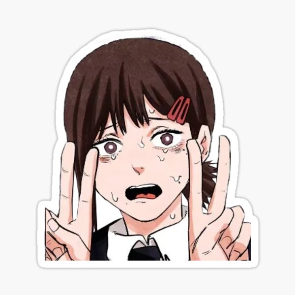 "Kobeni Higashiyama (Chainsaw Man)" Sticker for Sale by kawaiicrossing ...