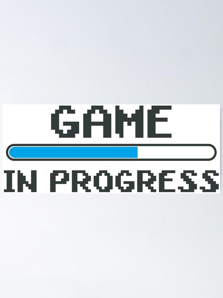 "Game In Progress" Poster for Sale by Gevovs | Redbubble