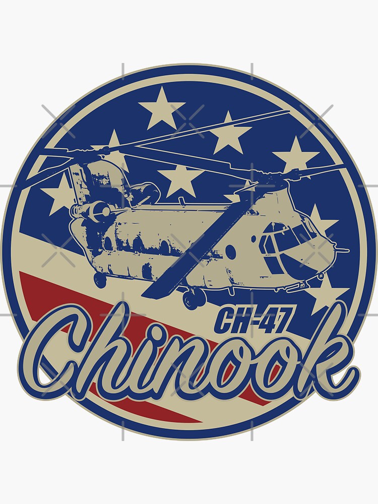 "CH-47 Chinook" Sticker for Sale by FireMission45 | Redbubble