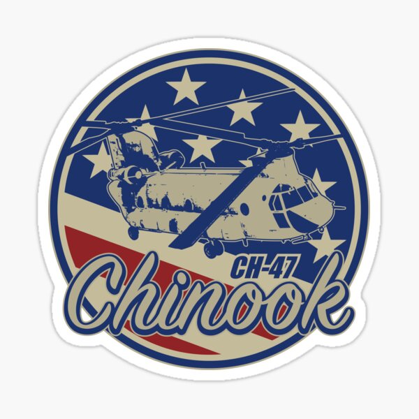 "CH-47 Chinook" Sticker for Sale by FireMission45 | Redbubble